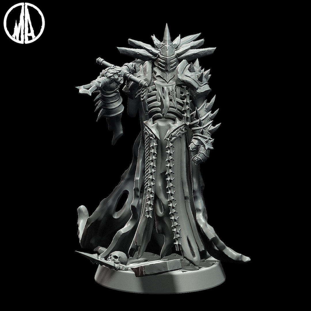 Vile Knight Monolith Arts 3D Printed Resin Model Ideal for RPG, Dnd ...