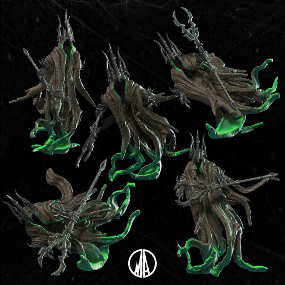 Ghost Mage Monolith Arts 3D Printed Resin Model Ideal for RPG, Dnd ...