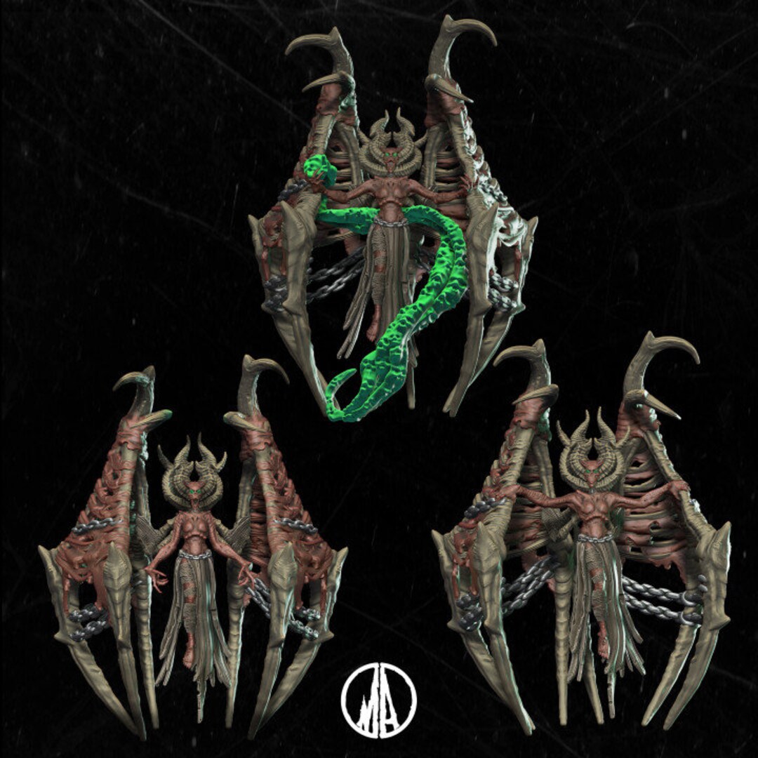 Demonic Queen | Monolith Arts | 3D Printed Resin Model | Ideal for ...