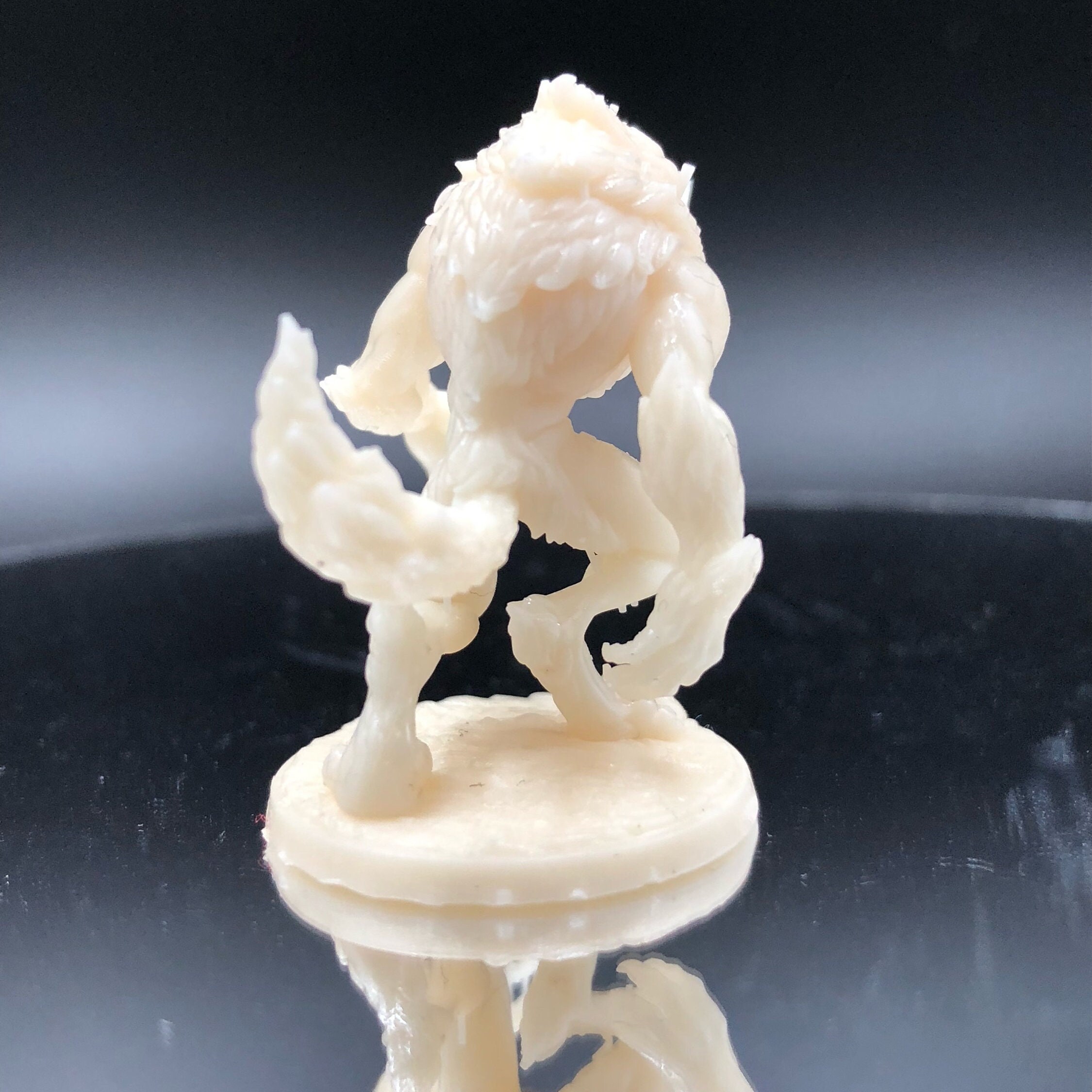 Werewolf Miniature-hunched 3D Printed Resin Ideal for Dnd - Etsy