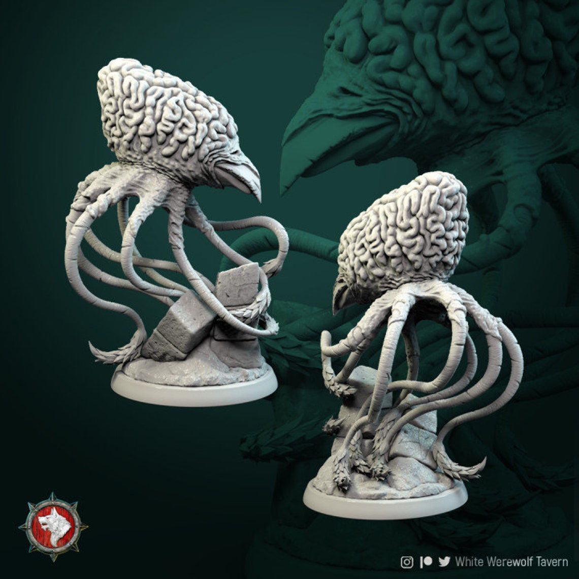 Grell 3D Printed Resin Models Ideal for RPG Dnd Table - Etsy