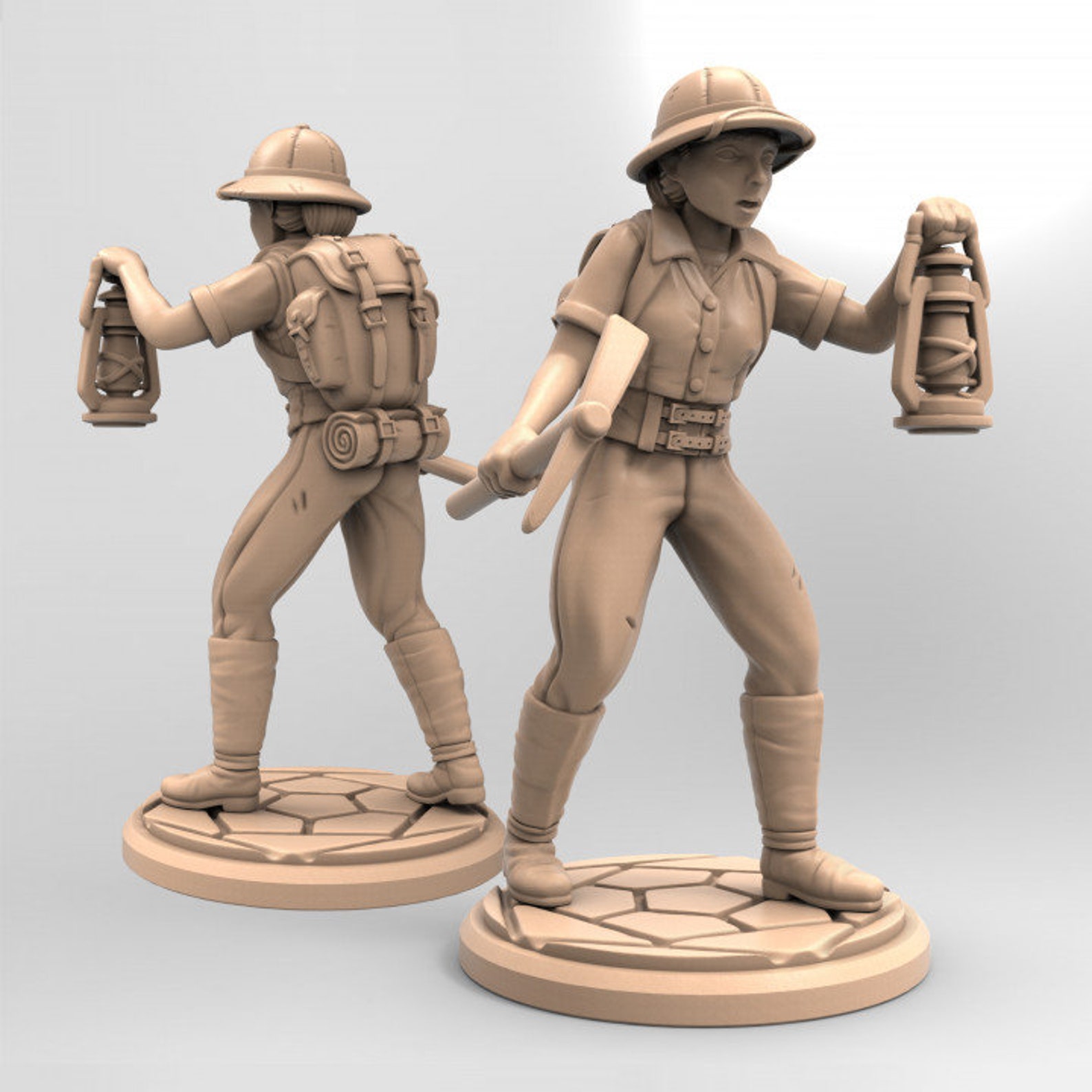 Archaeologist Innsmouth Investigators 3D Printed Resin Model for Dnd ...