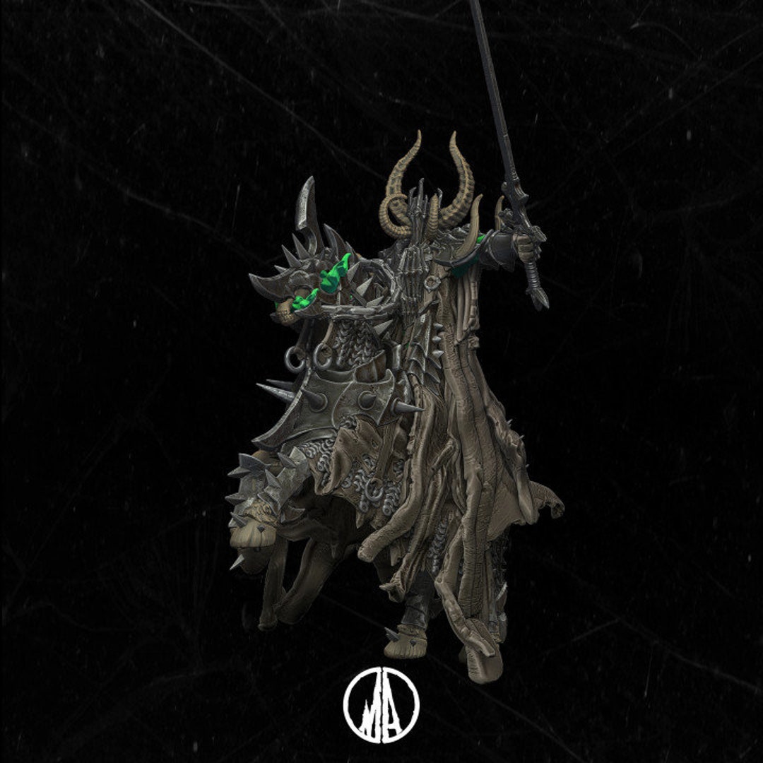Cursed Rider Monolith Arts 3D Printed Resin Model Ideal - Etsy