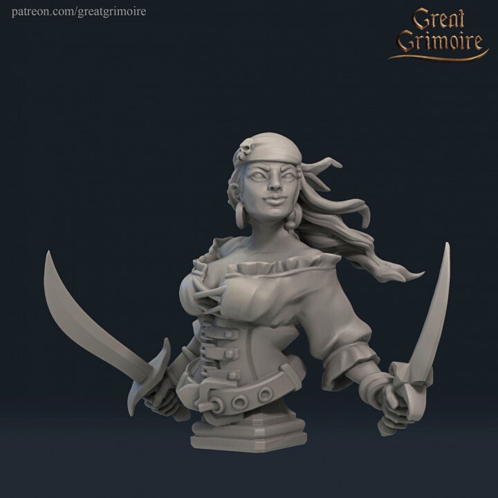 Adrie Bust Vol 1 3D Printed Resin Model Display Piece Ideal for Dnd ...