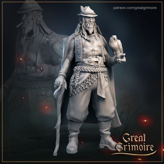 Dale 3D Printed Resin Model Ideal for RPG Dnd Fantasy | Etsy