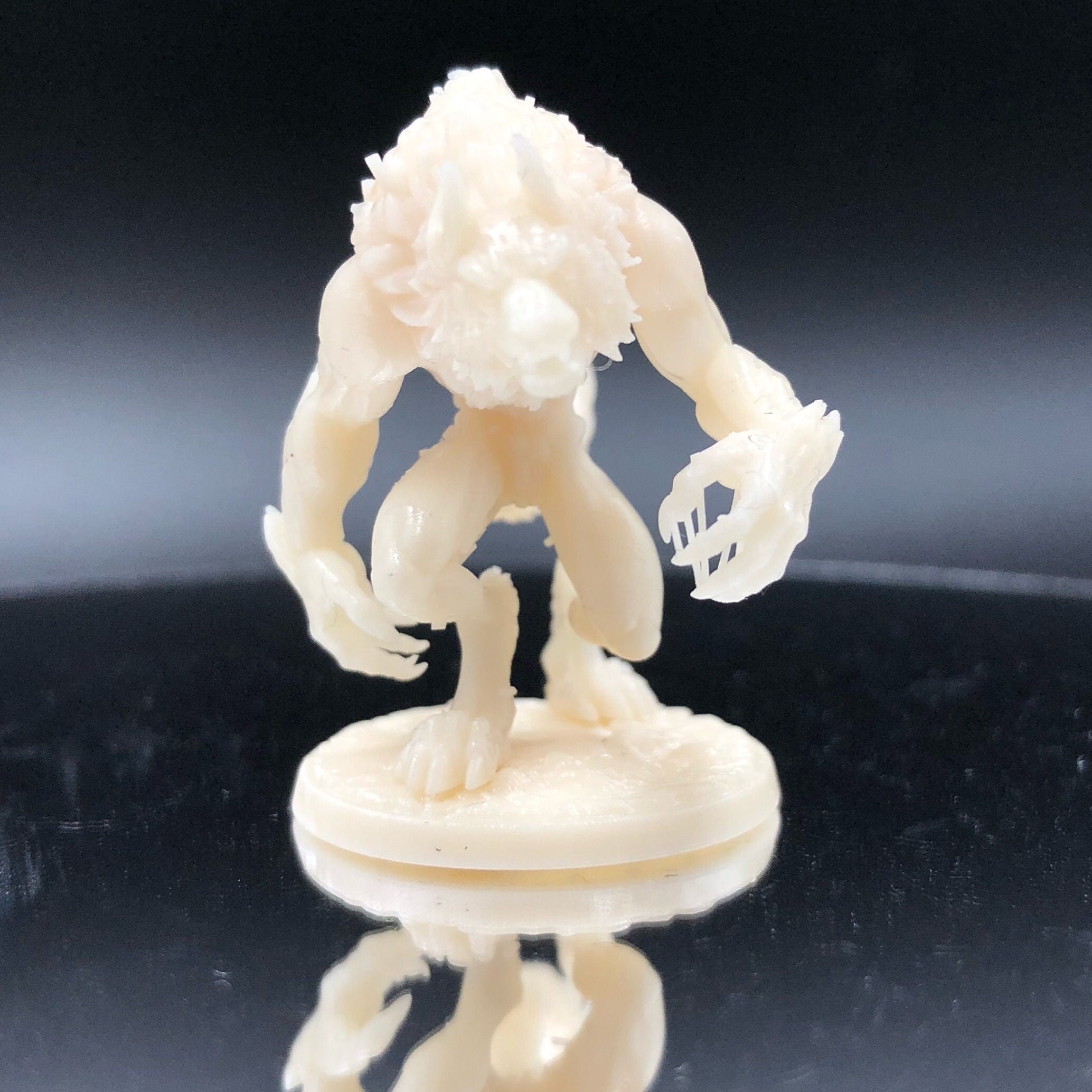 Werewolf Miniature-hunched 3D Printed Resin Ideal for Dnd - Etsy