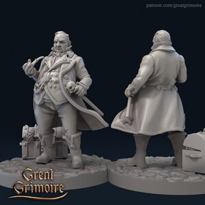 Lord, Coachman and Horses 3D Printed Resin Model Ideal for Dnd, RPG ...