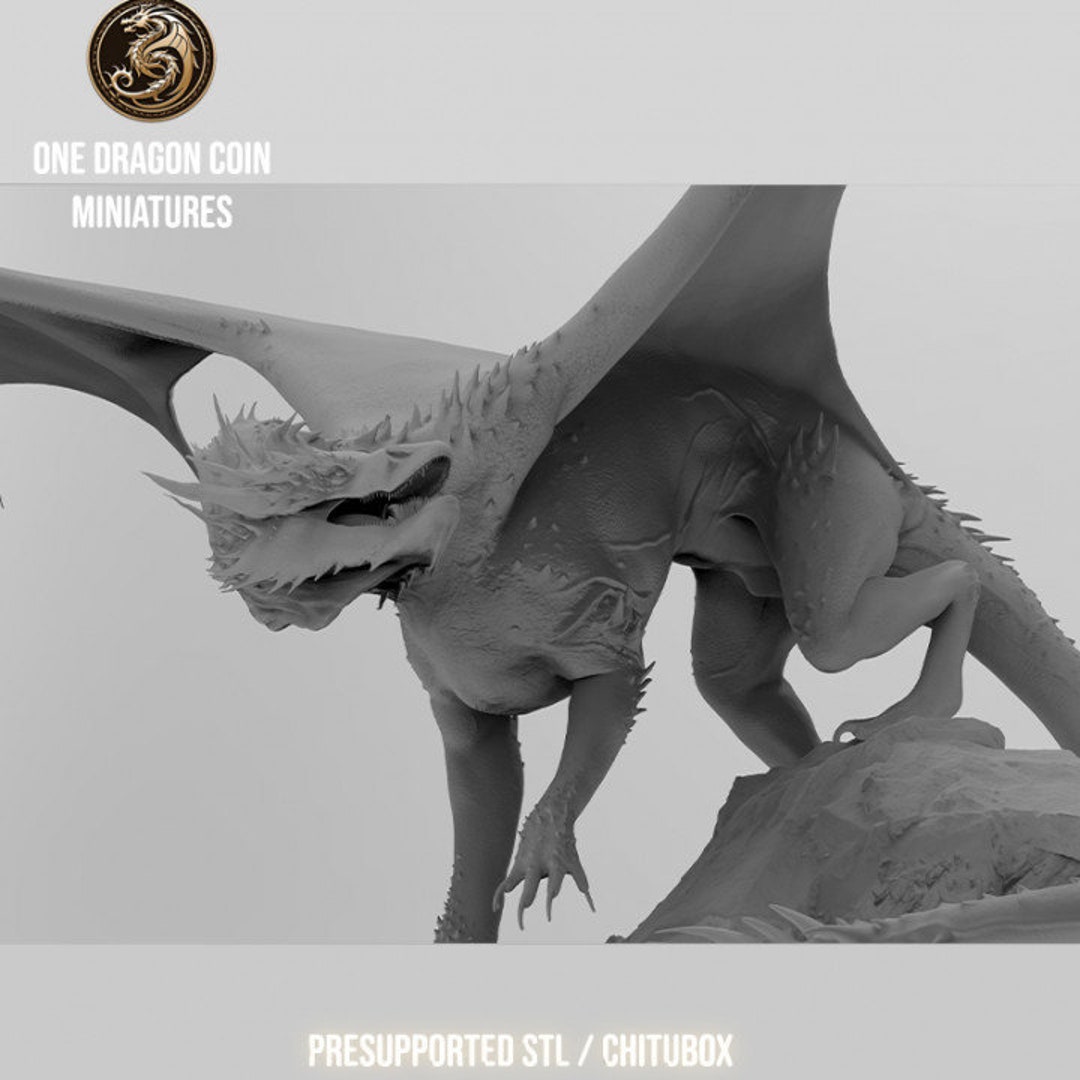 Dragon Vorondax, Terror of the Peaks, - Etsy