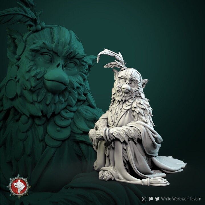 Monkey Concubine Ideal for RPG, Dnd, Table Top Gaming, Mythology ...