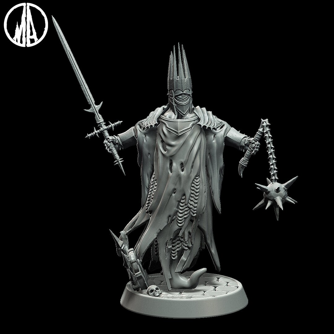 Wraith King | Monolith Arts | 3D Printed Resin Model | Ideal for - RPG ...