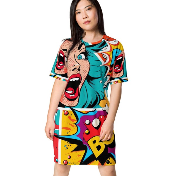Pop Art Dress - Etsy