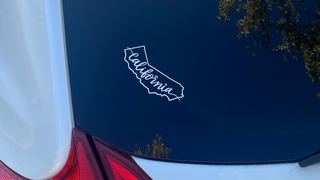 State Car Decal - Etsy