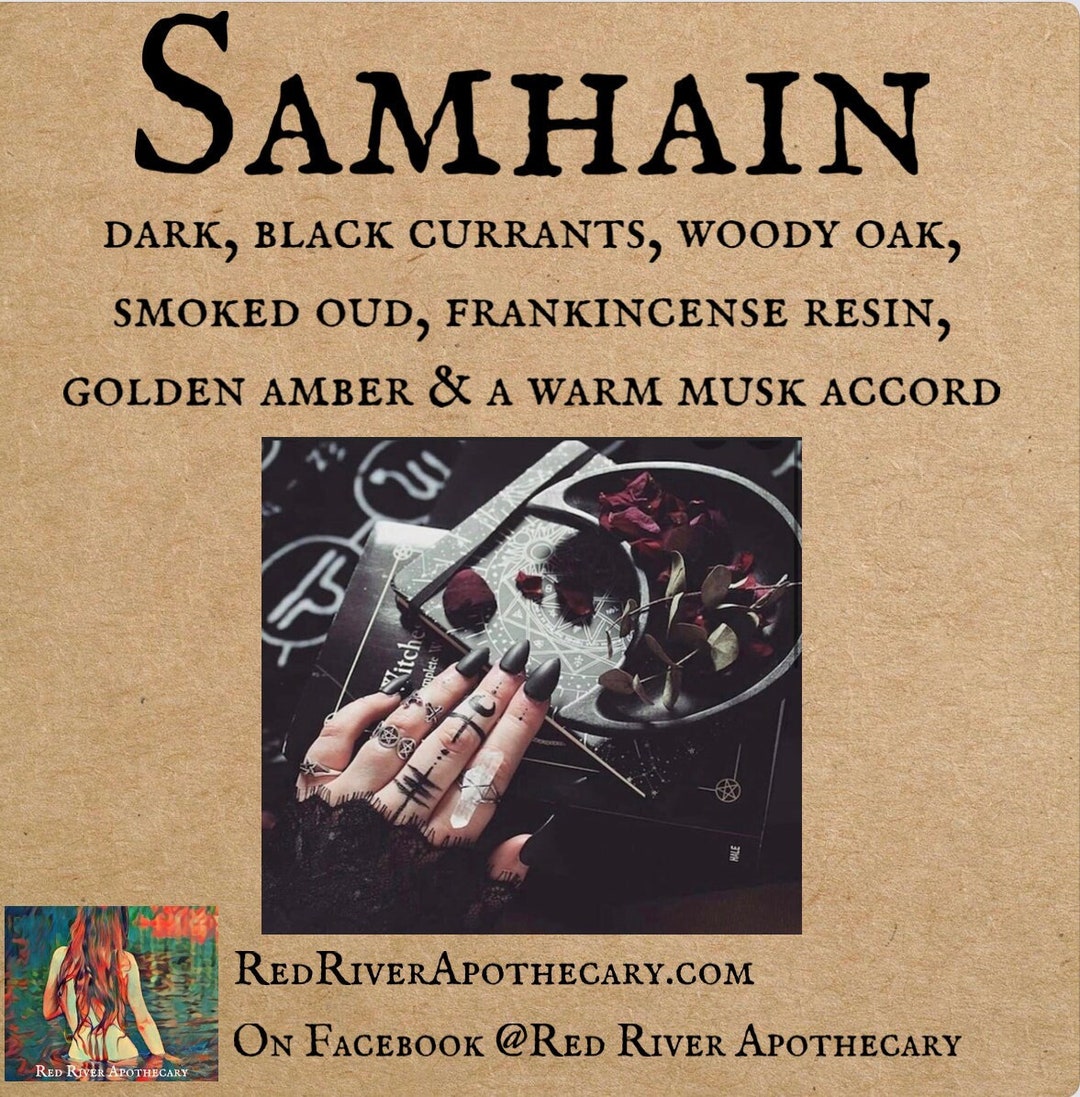 Samhain Perfume Oil Indie Perfume Black Current Oakwood - Etsy