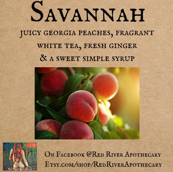 Savannah Perfume Oil Indie Peach White Tea Ginger Sugar - Etsy