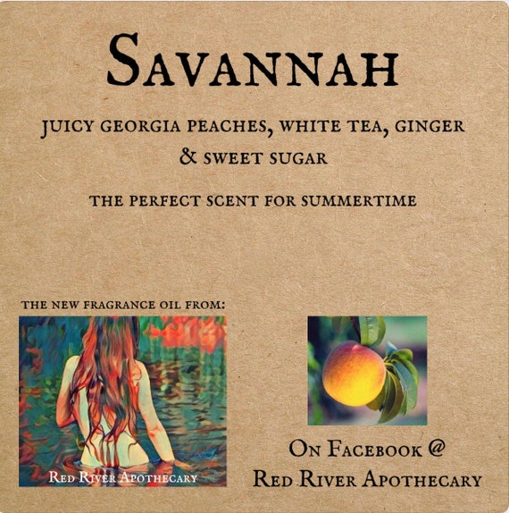 Savannah Perfume Oil Indie Peach White Tea Ginger Sugar | Etsy