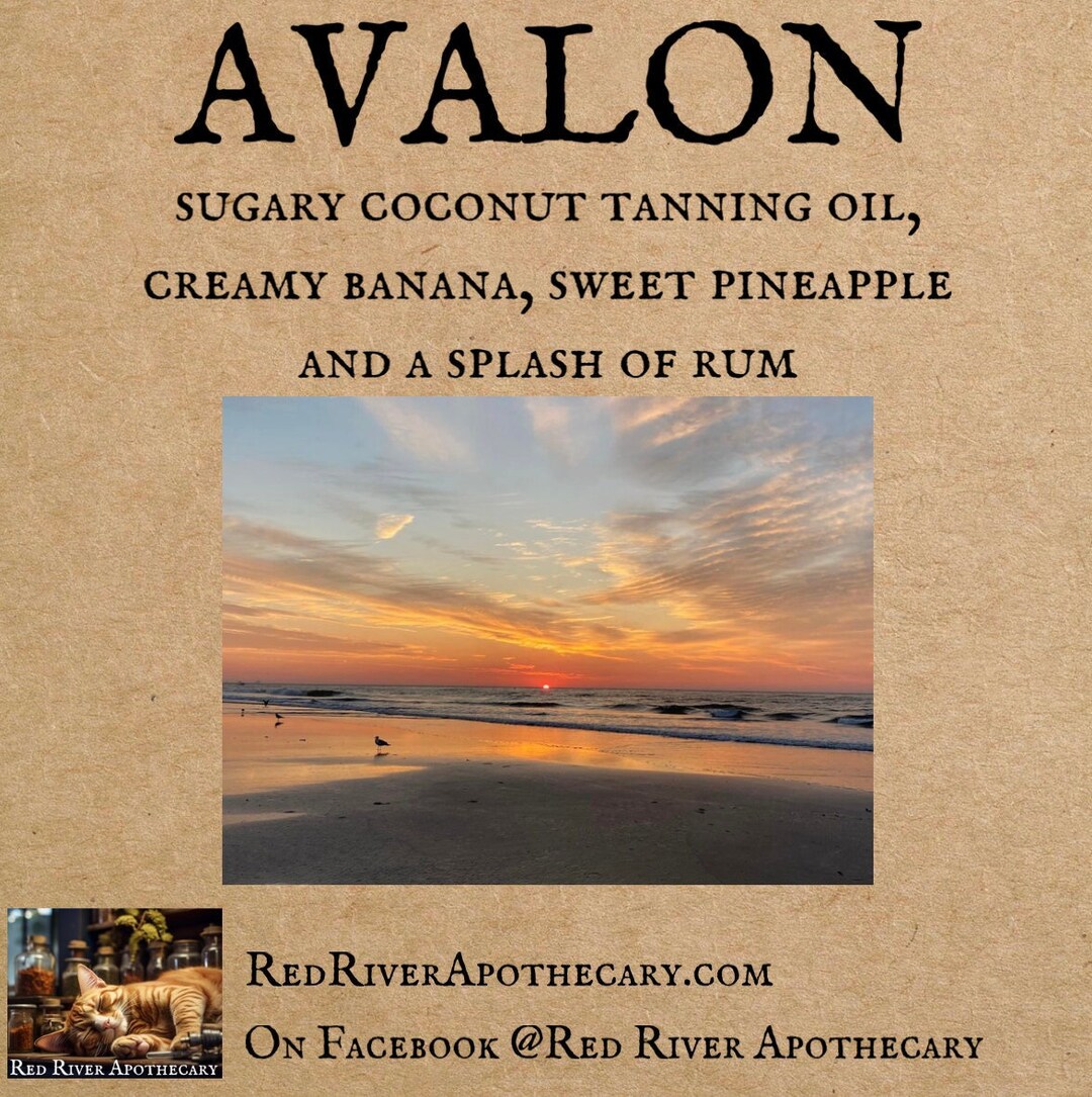 Avalon Perfume Oil, Indie Perfume, Coconut Tanning Lotion, Banana ...
