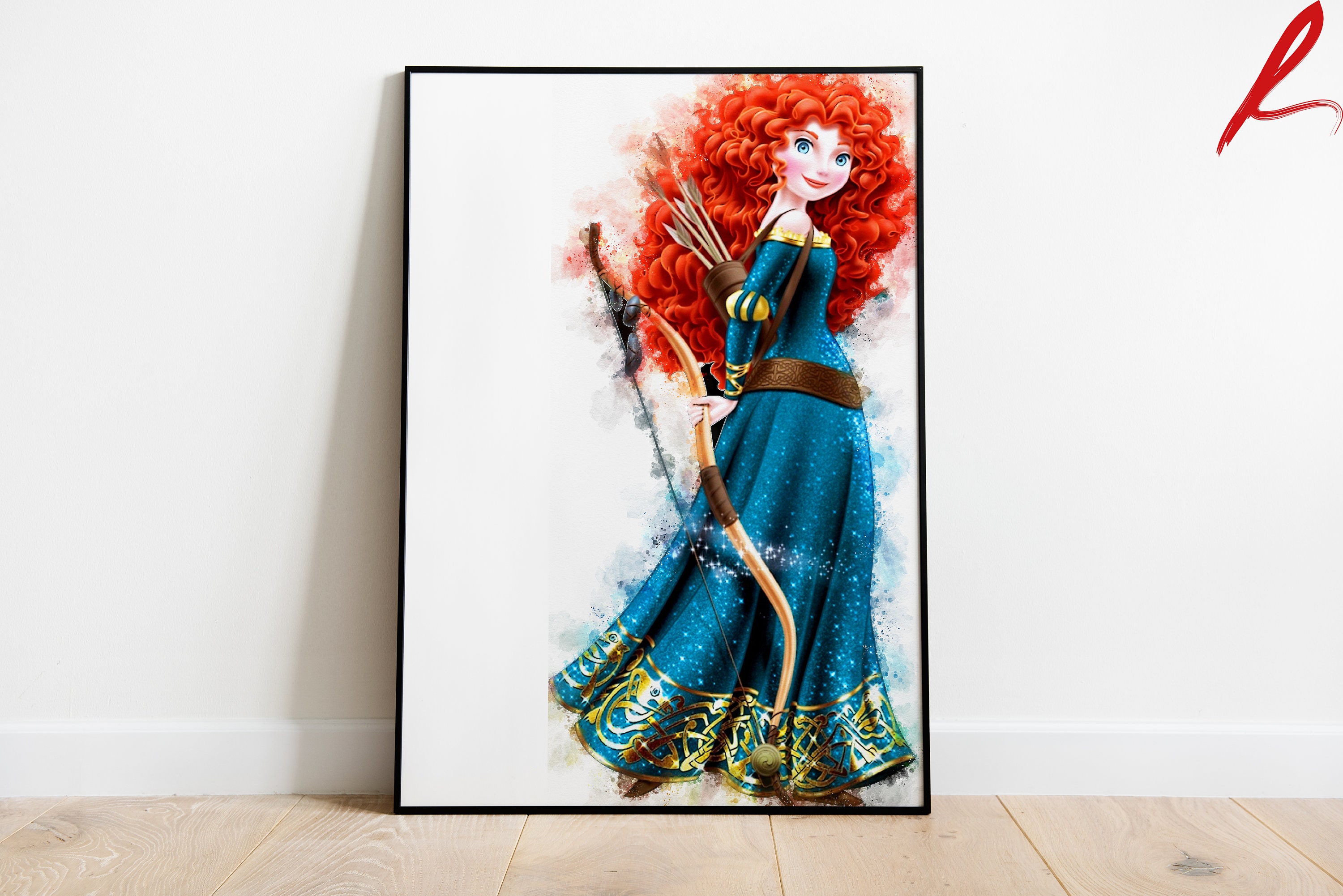 Printable Merida Poster, Meridaprint, Birthday Party Decor, Instant ...
