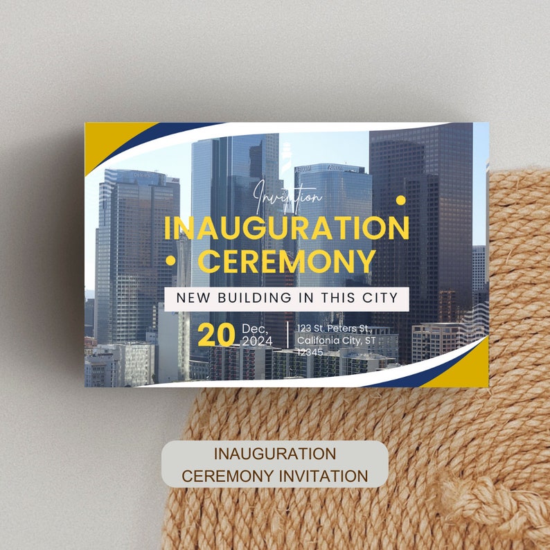 New Building INAUGURATION CEREMONY, Building Opening in the City ...