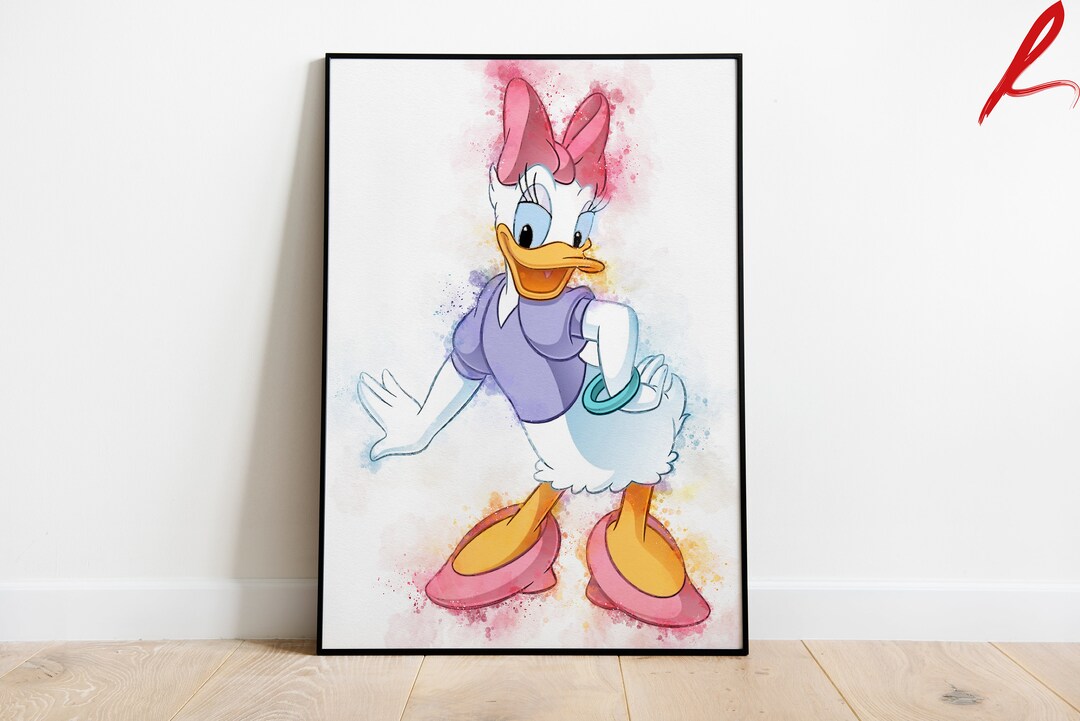 Printable Daisy Duck Poster,daisy Duck Print, Birthday Party Decor ...