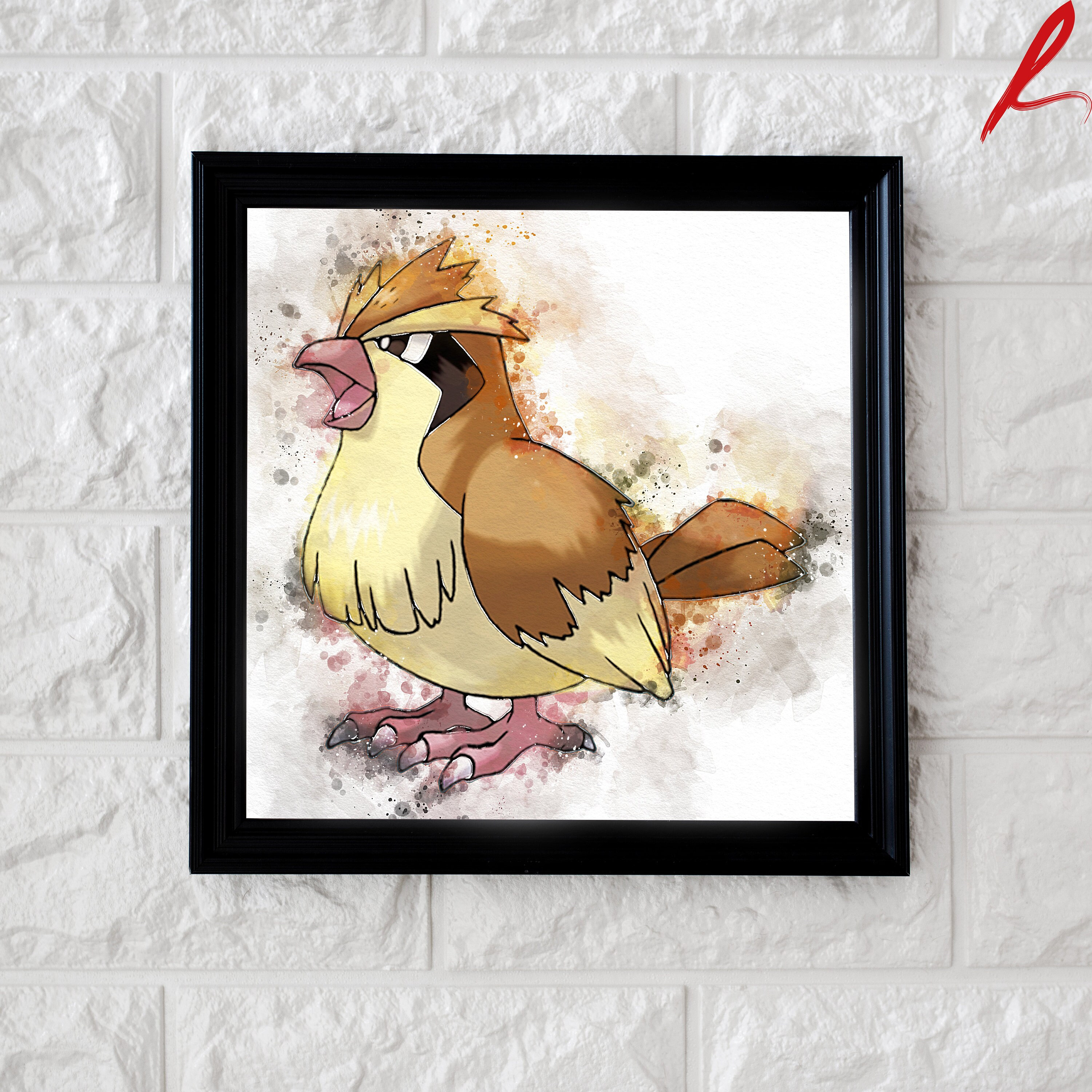 Printable Pidgey Poster, Pidgey Pokemon Digital Print, Pokemon Party ...