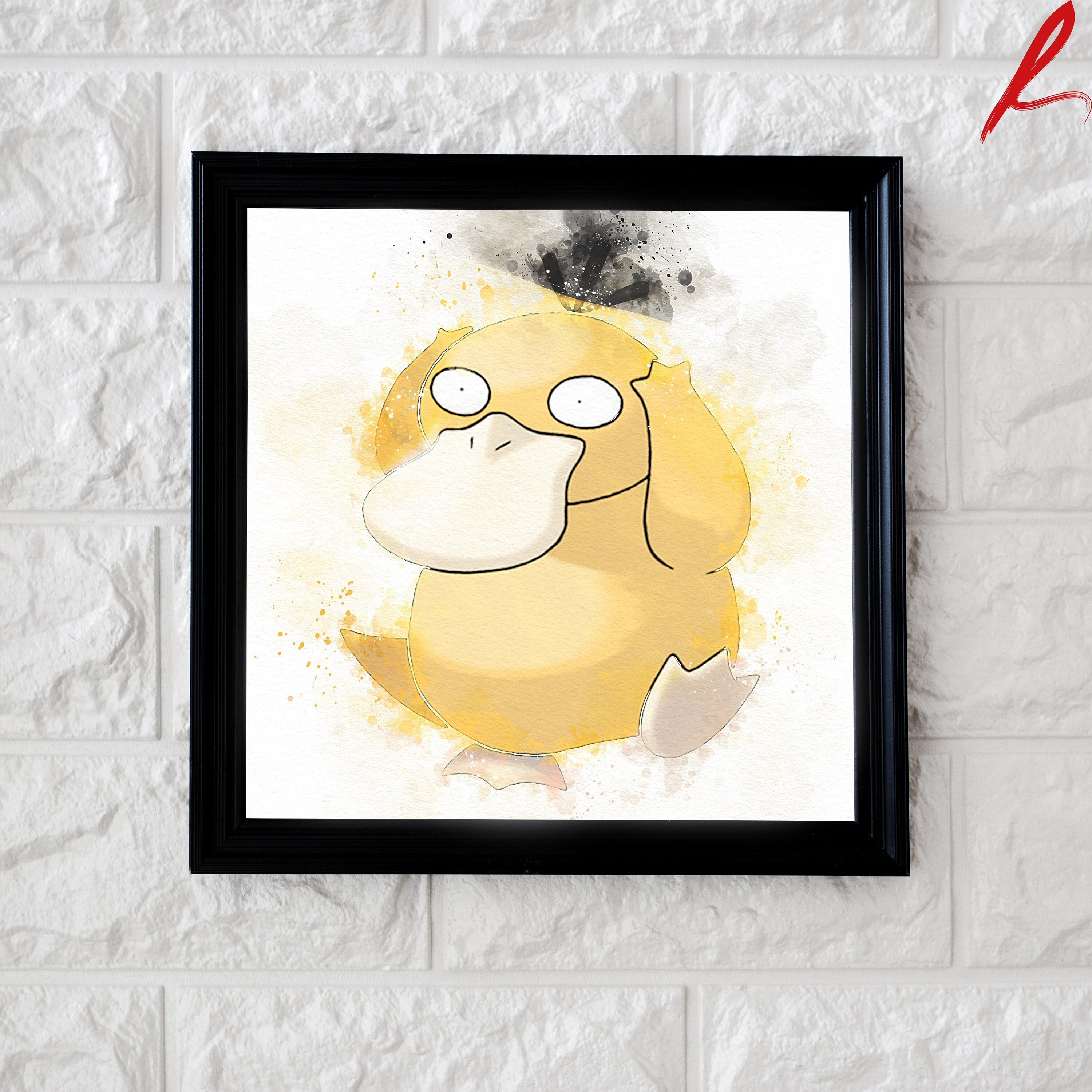 Printable Psyduck Poster, Psyduck Pokemon Digital Print, Pokemon Party ...