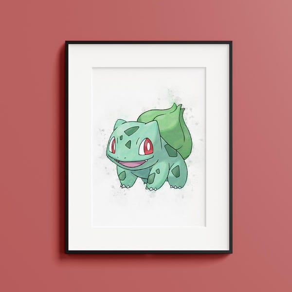 Bulbasaur Poster - Etsy