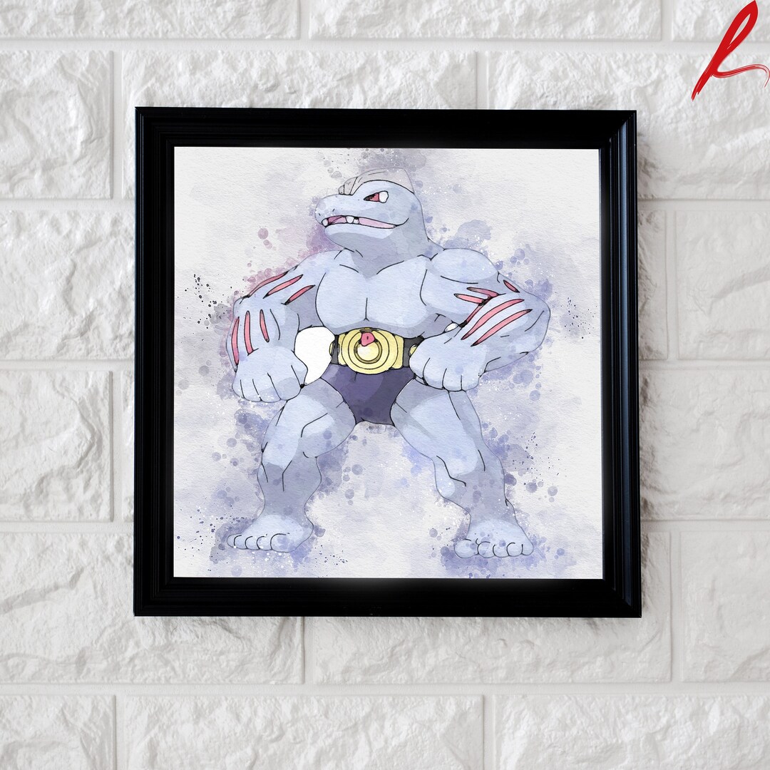 Printable Machoke Poster, Machoke Pokemon Digital Print, Pokemon Party ...