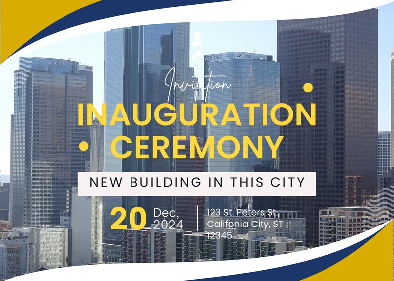 New Building INAUGURATION CEREMONY, Building Opening in the City ...