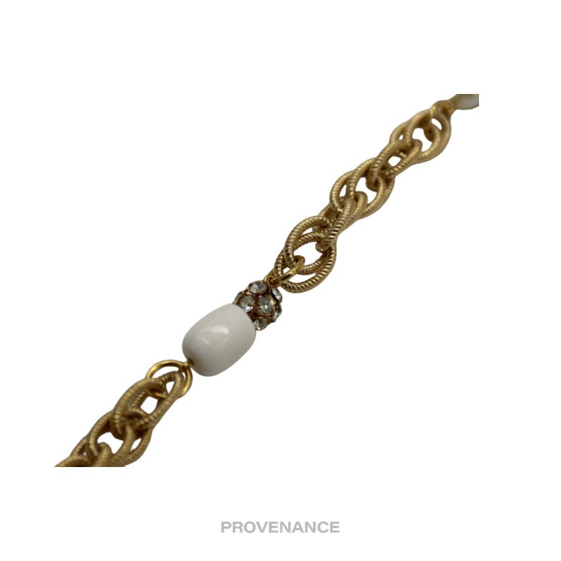 Givenchy Large Pearl Gold Chain - Etsy