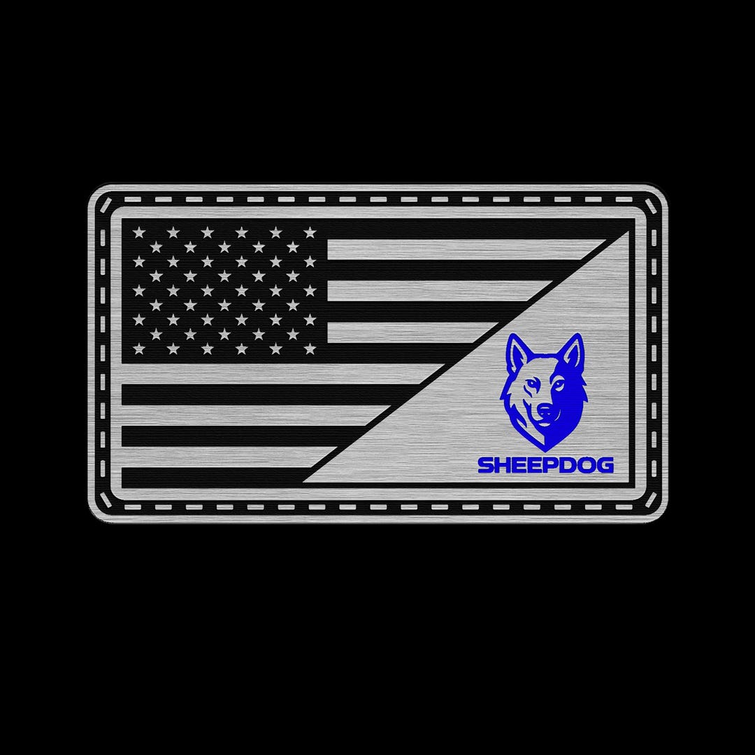 Thin Blue Line Sheepdog Patch: Acrylic K9 Support, Lifetime Warranty - Etsy