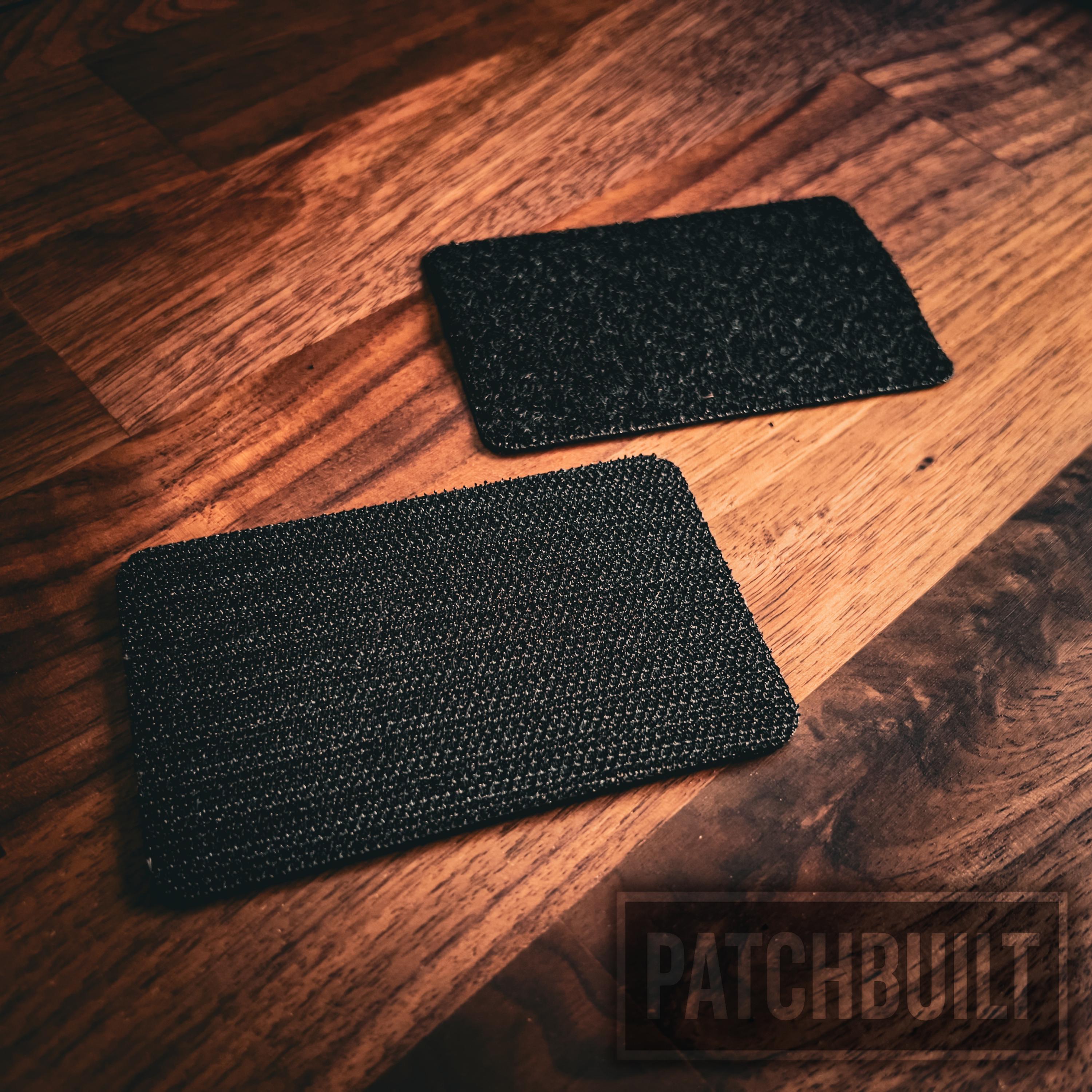 NEW 20-pack 3x2" Blank Standard Shape Dark Saddle Leatherette Hook ...