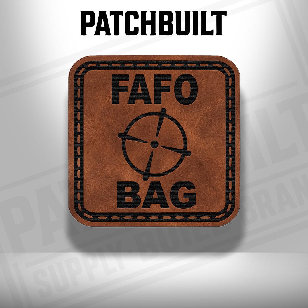 FAFO Bag Patch – Tactical Morale Patch for Range Bags, Med Kits, or ...