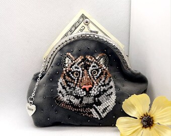 Tiger Coin Purse | Etsy