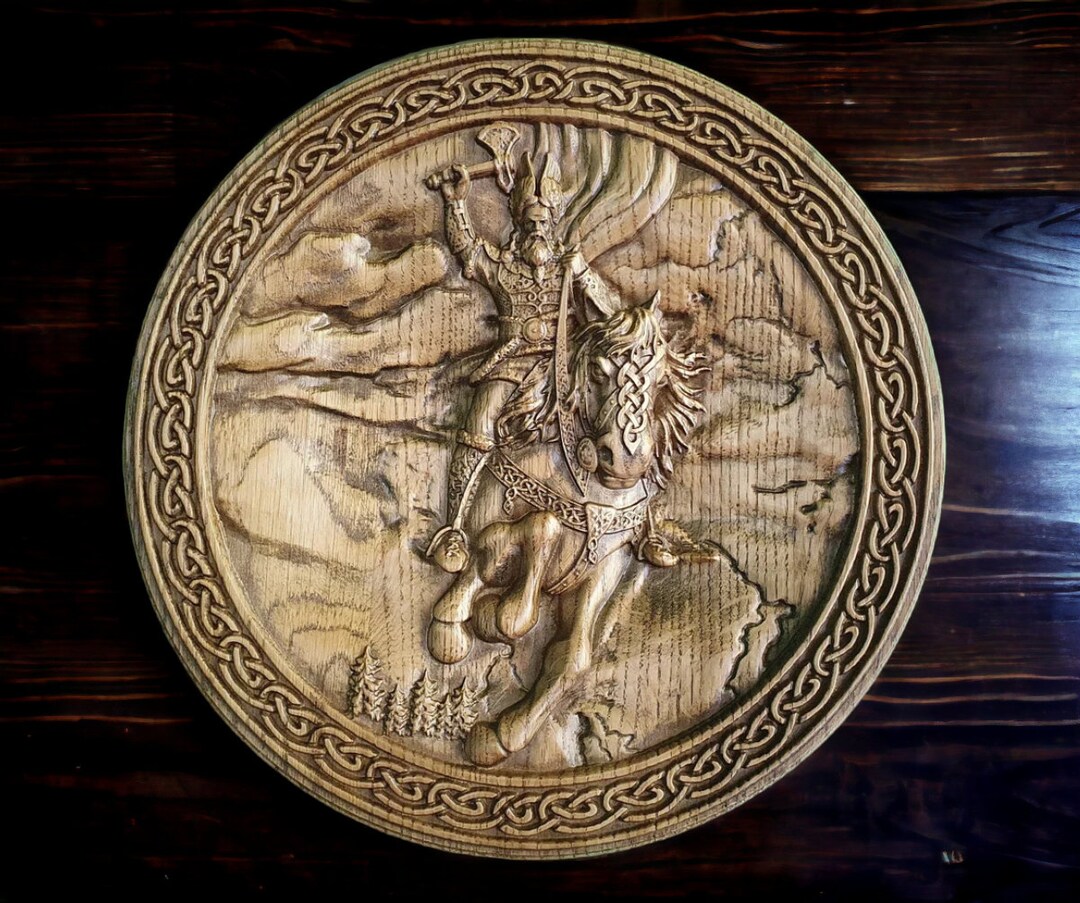 PERUN God ,god Statue Altar Perun Statue, Wall Decor - Etsy