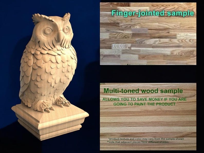 Regal Ionic Pilaster Column – Fluted Carved Wood Trim Post, Unpainted ...