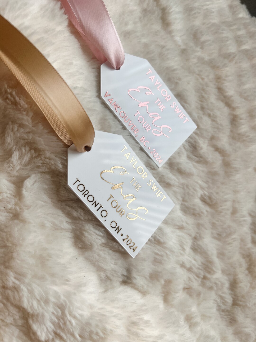 The Eras Tour Luggage Tag | Taylor Swift Luggage Tag | Custom Christmas ...