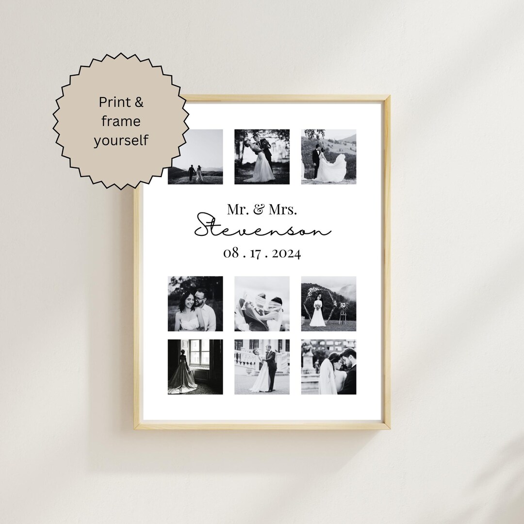 Customizable Couple Photo Frame Collage Templates | Minimalist Designs ...