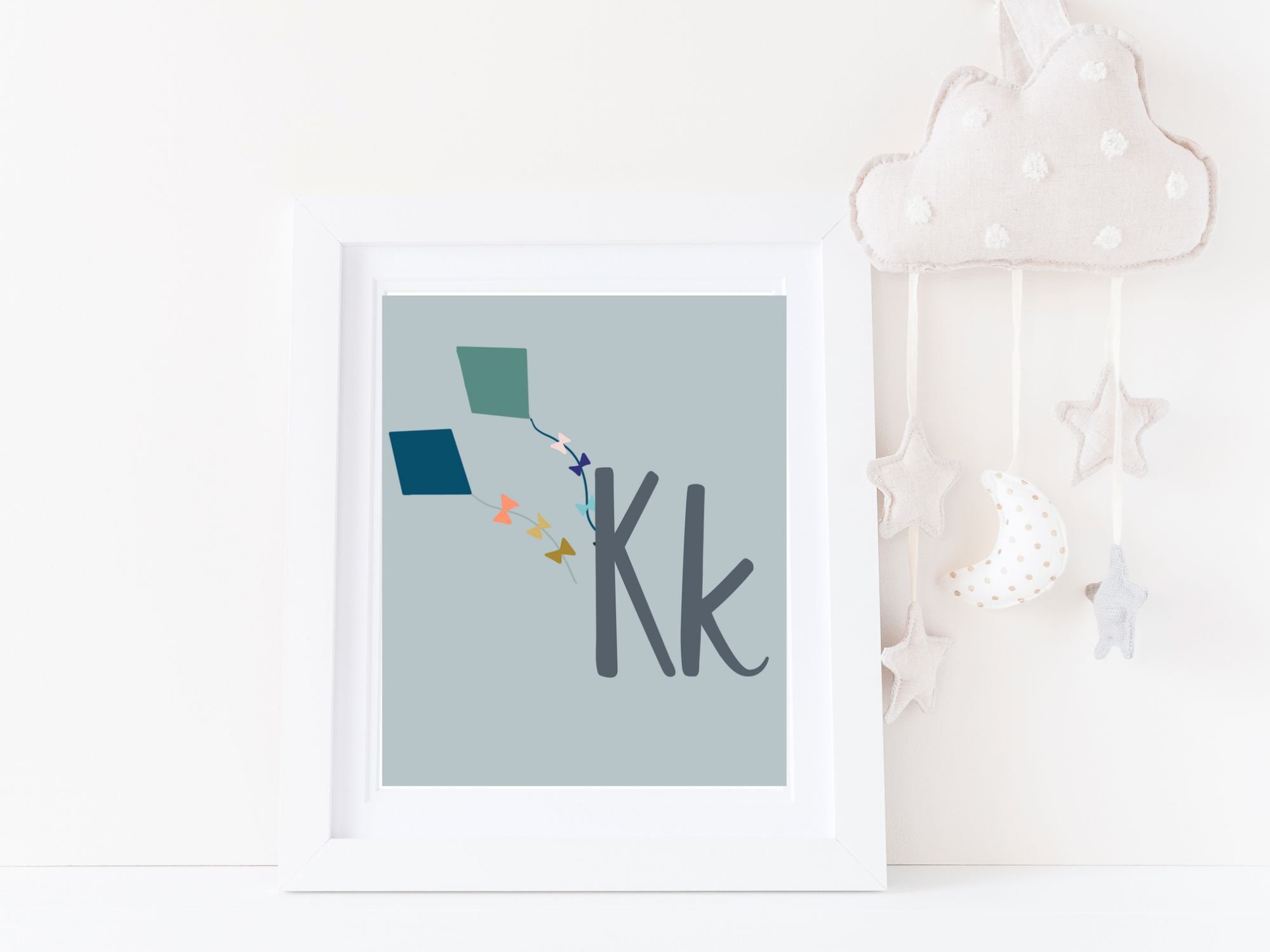 Alphabet: K for Kite (digital Download), Kids and Nursery Wall Decor ...