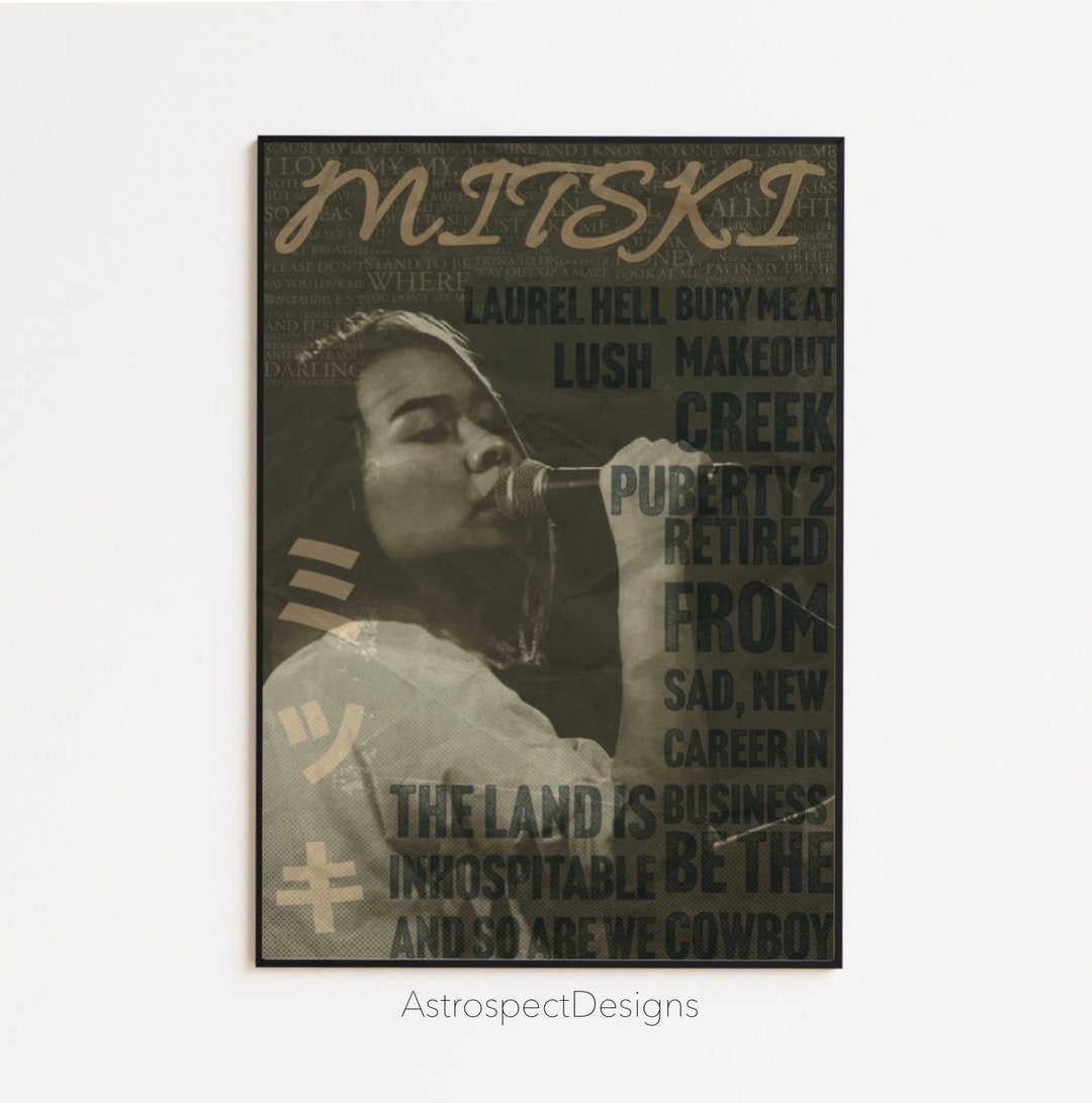 Mitski Album Poster Digital Print Music Poster Wall Decor Singer ...