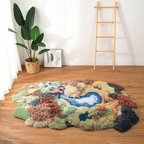 Flower Rug - Etsy