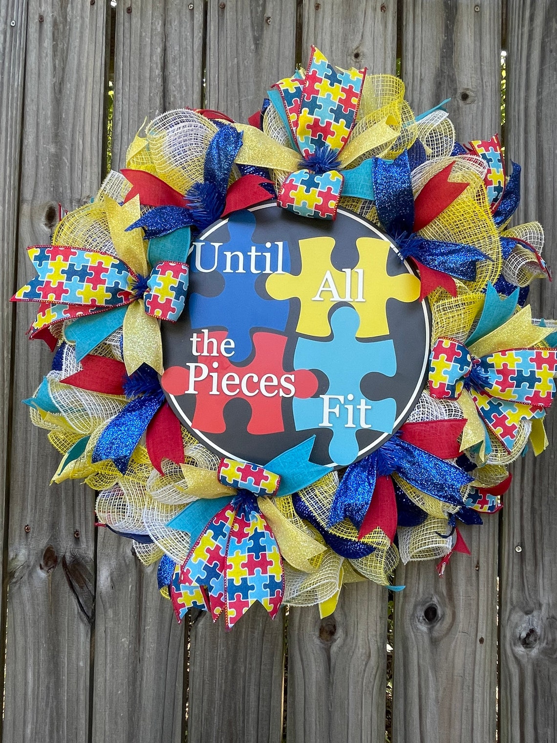 Autism Awareness Autism Teachers Gift Until All The Pieces | Etsy