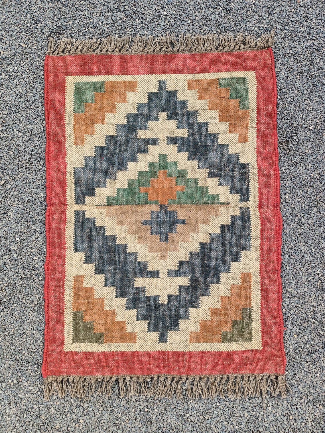 Handmade KILIM Rug, Multicolor Jute Rug Wool Rug Kilim Dhurrie ...