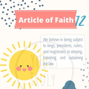 Article of Faith #12 - Etsy