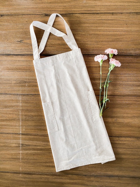 Rifle Paper Co. Apron / Floral Apron / Basic Menagre Champagne | Etsy