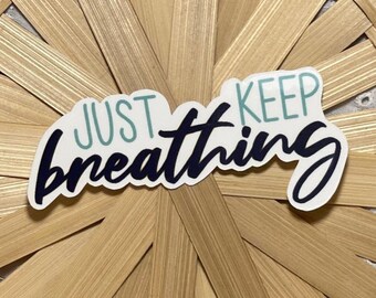 Breathing Sticker - Etsy