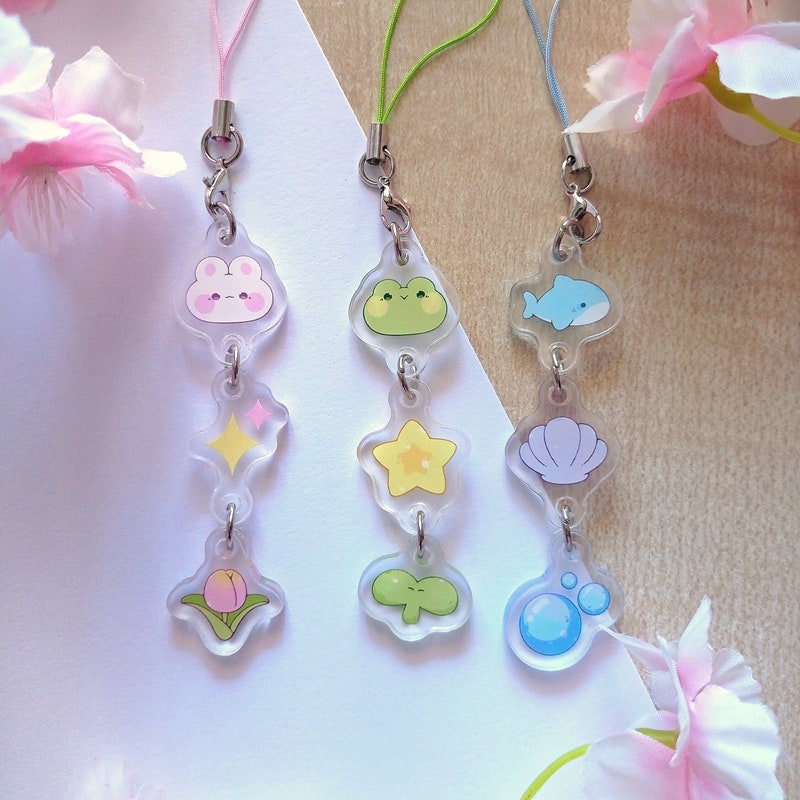 Kawaii Phone Charm - Etsy