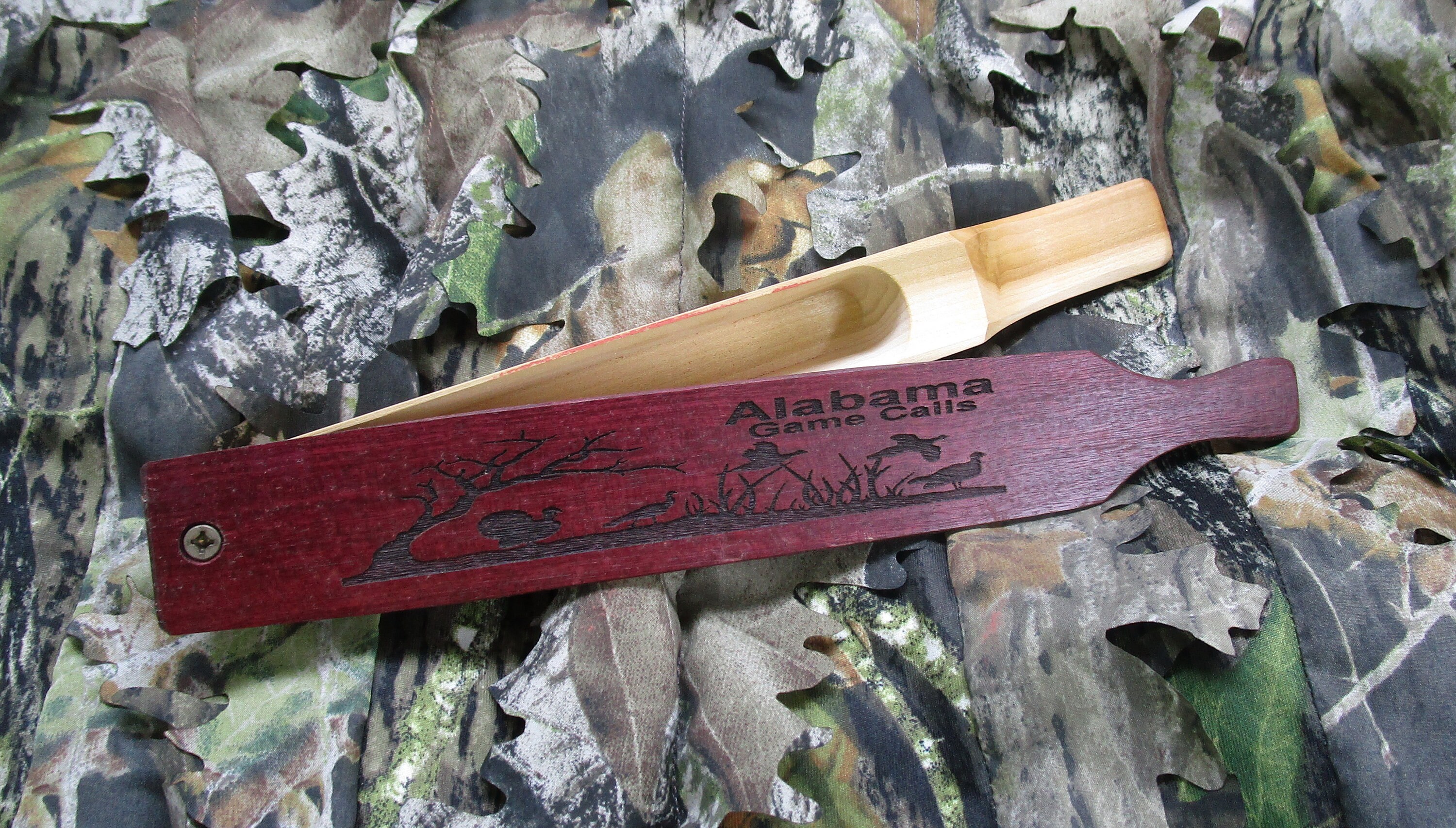 Turkey Long Box Call - Purpleheart Over Poplar - Etsy