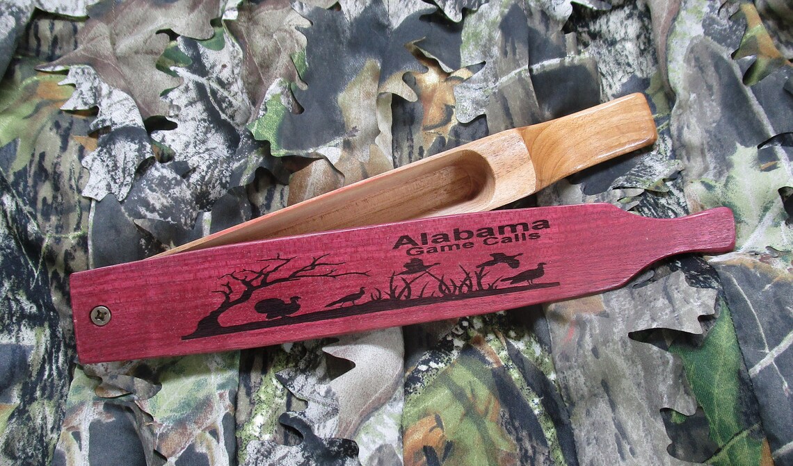 Turkey Long Box Call - Purpleheart Over Butternut - Etsy