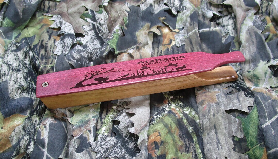Turkey Long Box Call - Purpleheart Over Butternut - Etsy