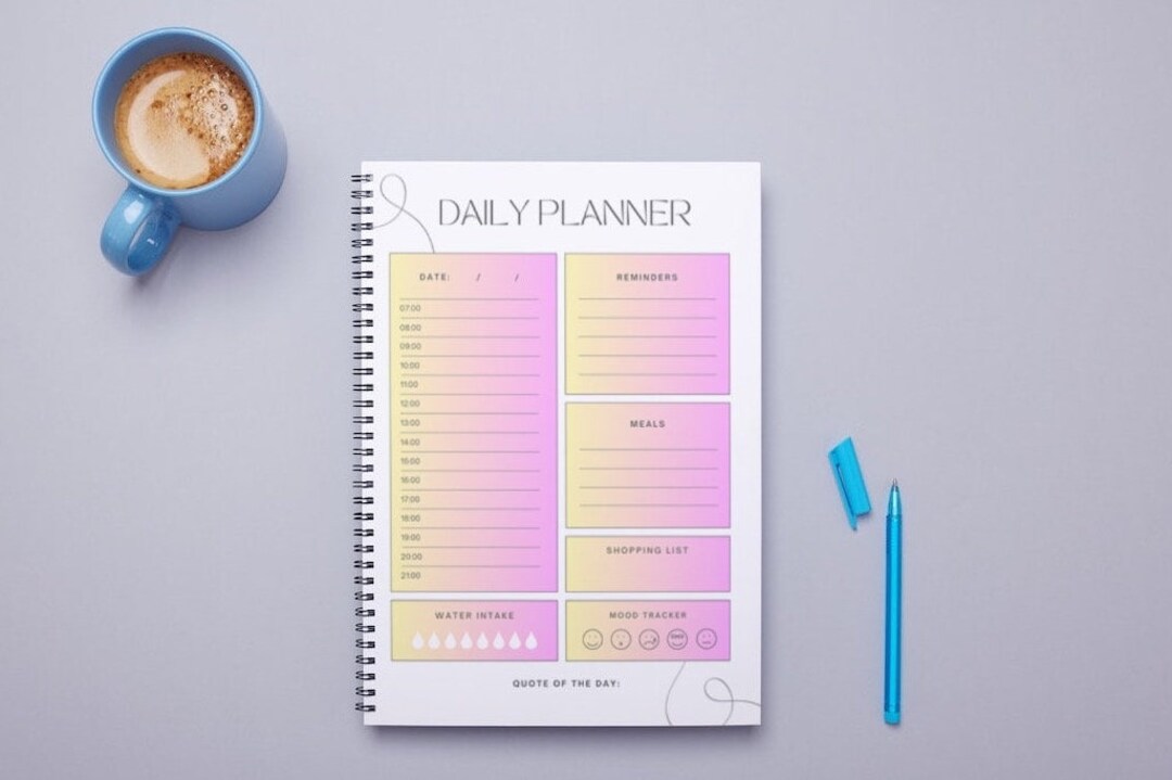 Daily, Weekly, Monthly to Do List Printable, Instant Download, Daily ...